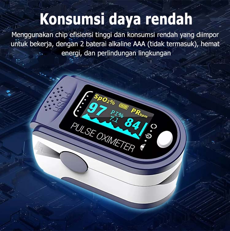 SP01 Monitor Saturasi Oksigen Darah Klip Jari Pulse Oximeter