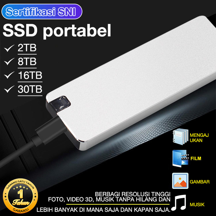 Garansi satu tahun-SSD Portabel Baru yang Ditingkatkan - Pasang dan ...