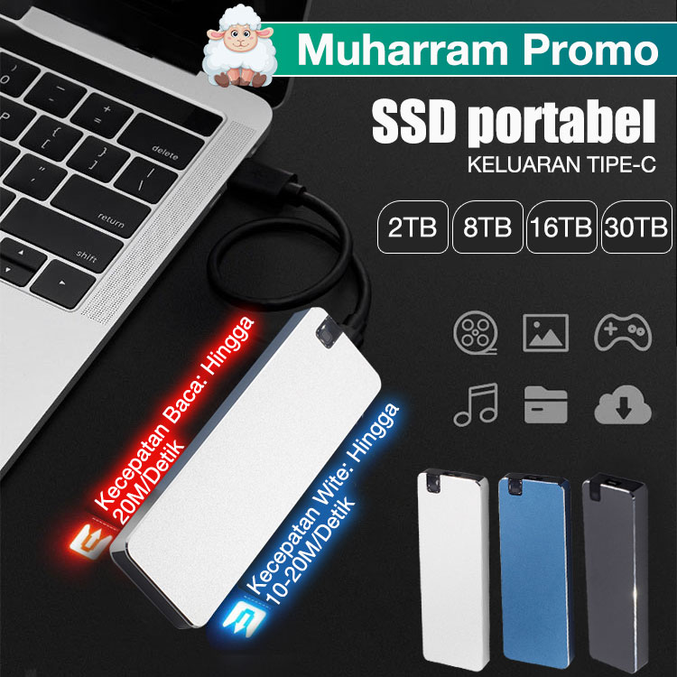 Muharram Promo-Garansi satu tahun-SSD Portabel Baru yang Ditingkatkan ...